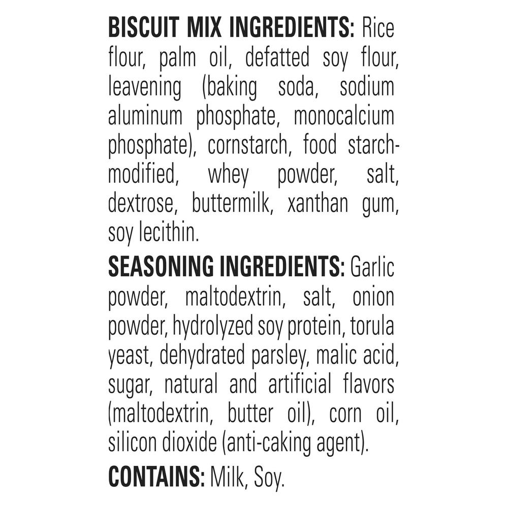 Red Lobster Gluten Free Cheddar Bay Biscuit Mix-Ingredients