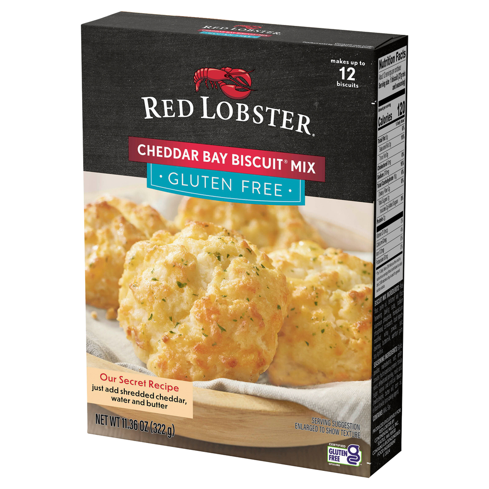 Red Lobster Gluten Free Cheddar Bay Biscuit Mix-Front-Right-Elevated