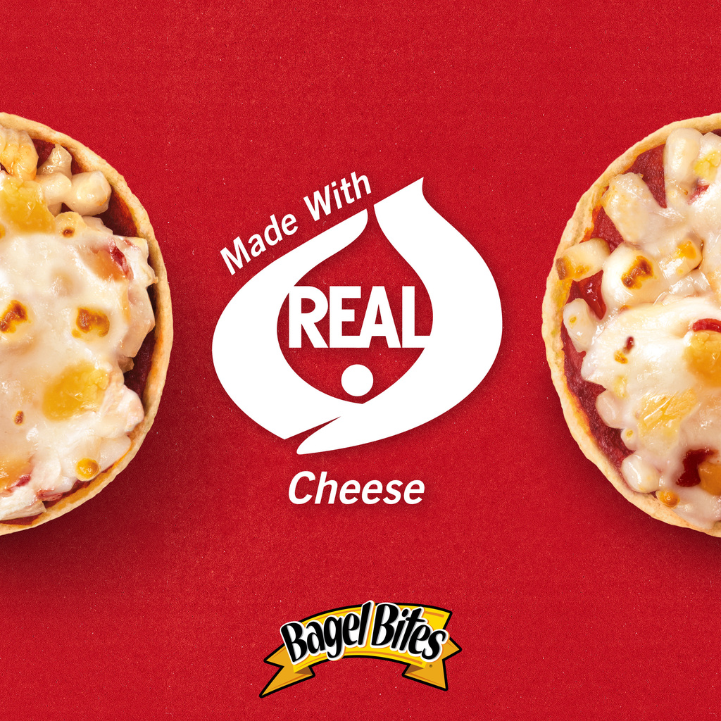 Bagel Bites Pizza Snacks, Three Cheese-Hero