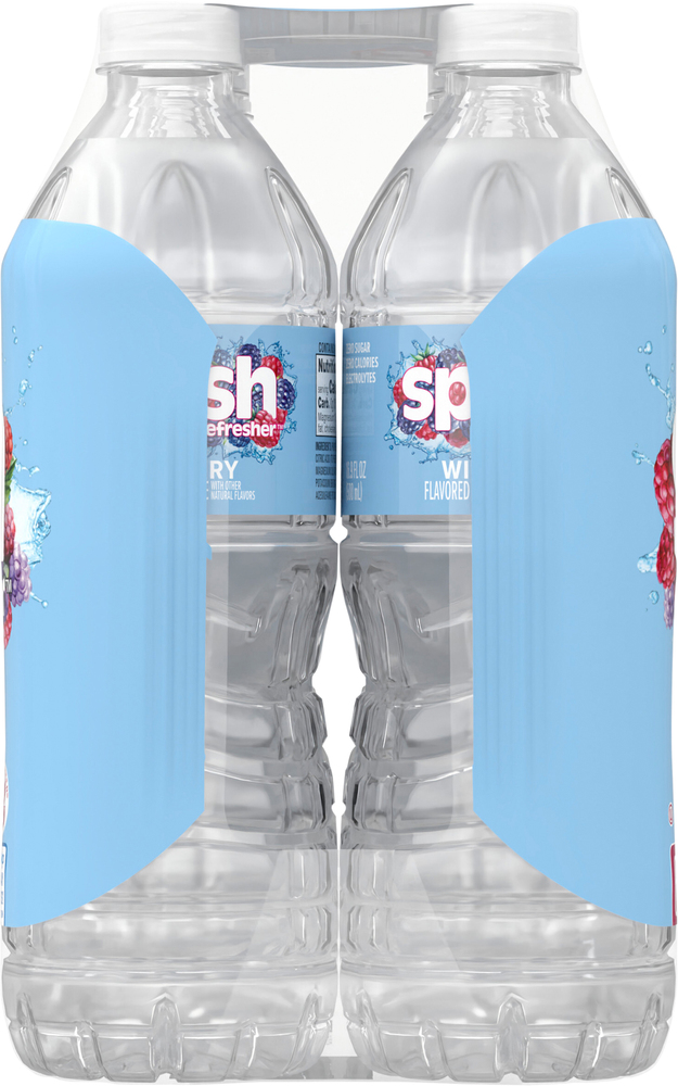 Splash Refresher Flavored Water Beverage, Wild Berry-Planogram-Right