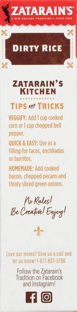 Zatarain's One Pot Dirty Rice Dinner Mix-Planogram-Left