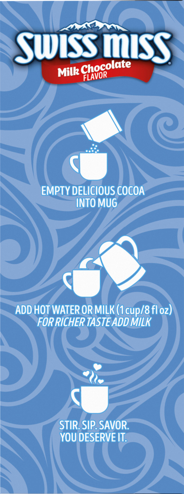 Swiss Miss Hot Cocoa Mix, Milk Chocolate Flavor-Planogram-Left