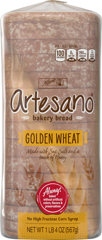 Alfaros Artesano Bakery Bread, Golden Wheat-Planogram-Top