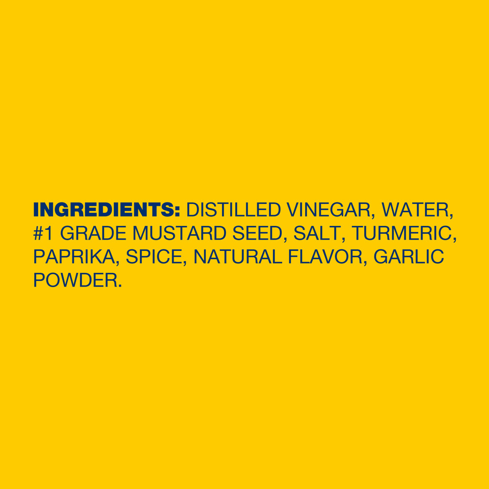 French's Classic Yellow Mustard-Ingredients