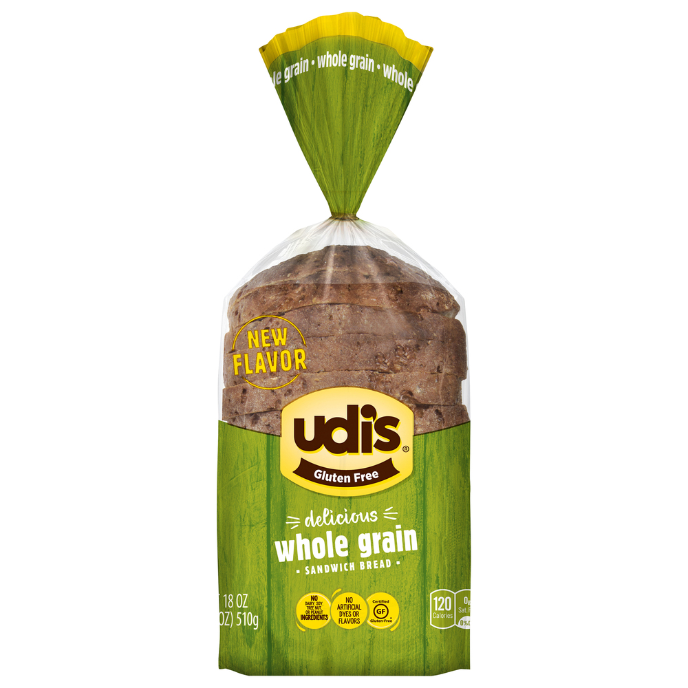 Udi's Sandwich Bread, Gluten Free, Whole Grain-Main