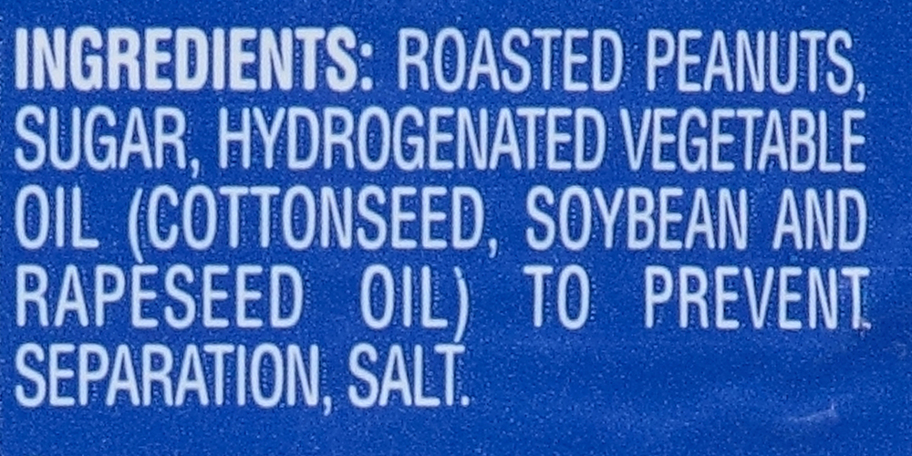 Skippy Super Chunk Extra Crunchy Peanut Butter-Ingredients