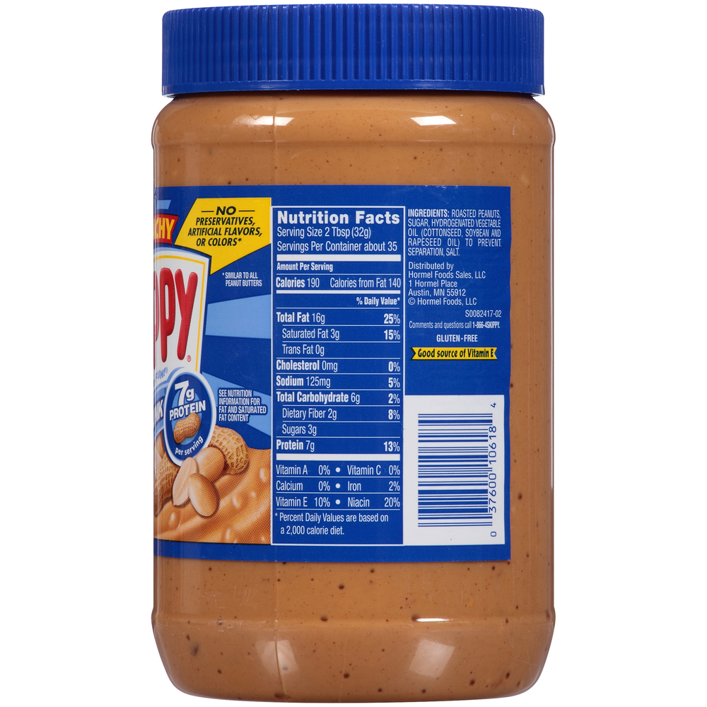 Skippy Super Chunk Extra Crunchy Peanut Butter-Planogram-Right