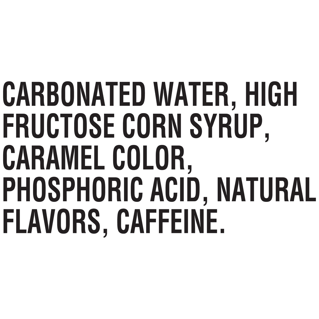 Coca Cola Soda Ingredients