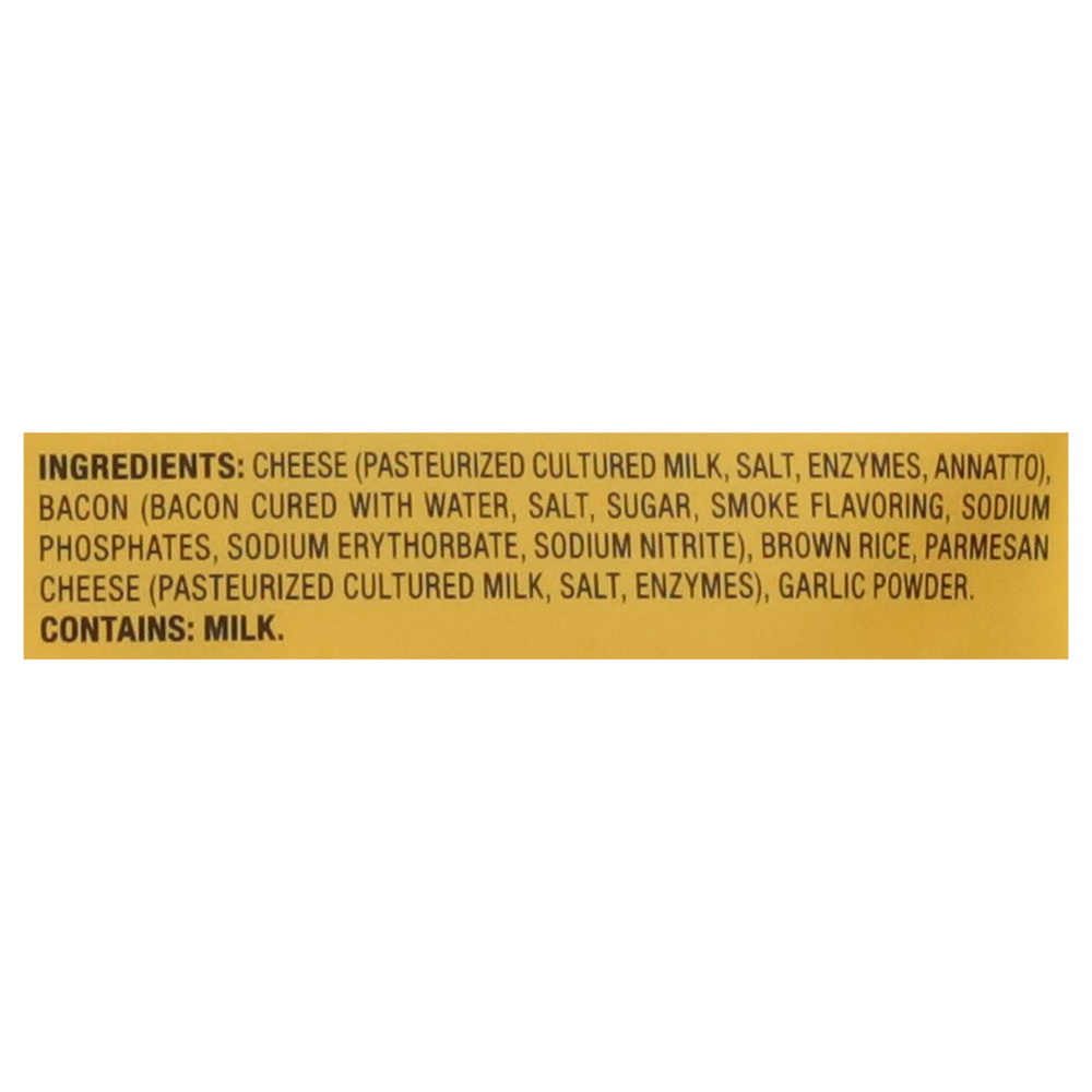 Sonoma Creamery Cheddar Crisps, Bacon-Ingredients