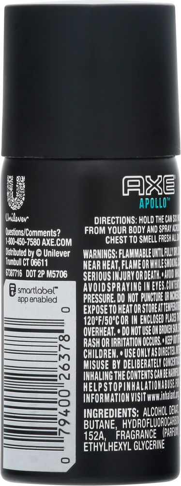 Axe Deodorant Ingredients
