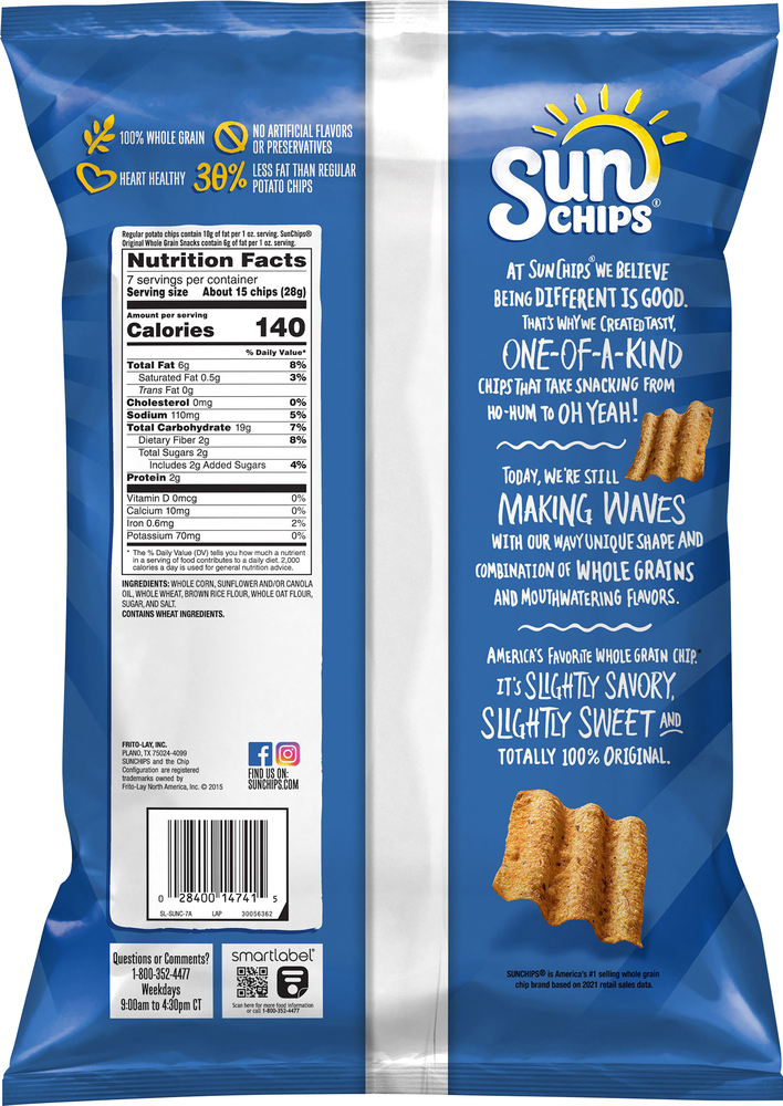 sun chips label