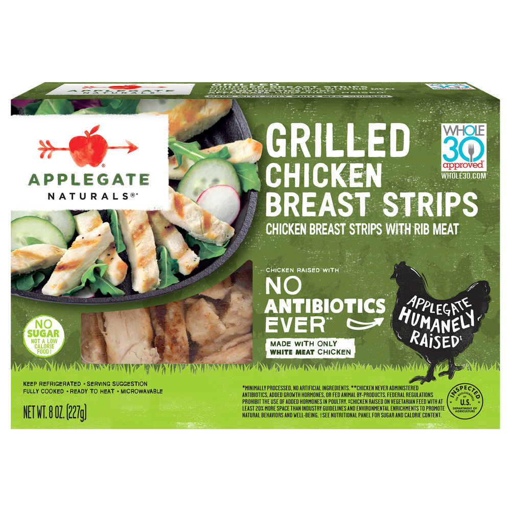 Applegate Naturals Grilled Chicken Breast Strips-Main