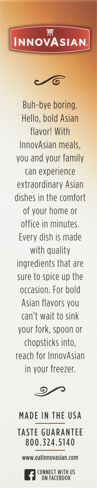 InnovAsian Crispy Teriyaki Chicken, Entree-Planogram-Left