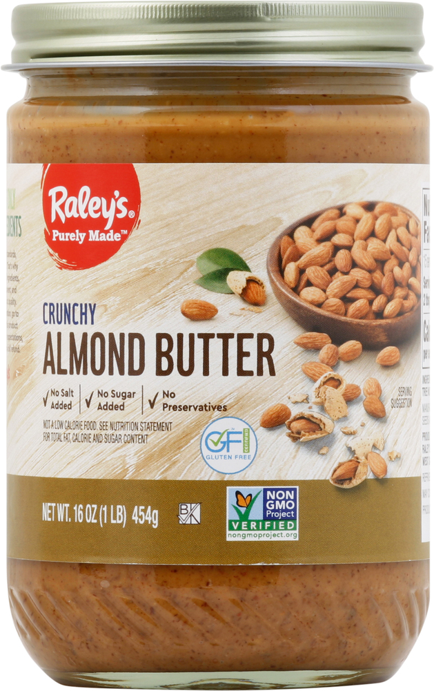 Raley's Purely Made Crunchy Almond Butter-Main