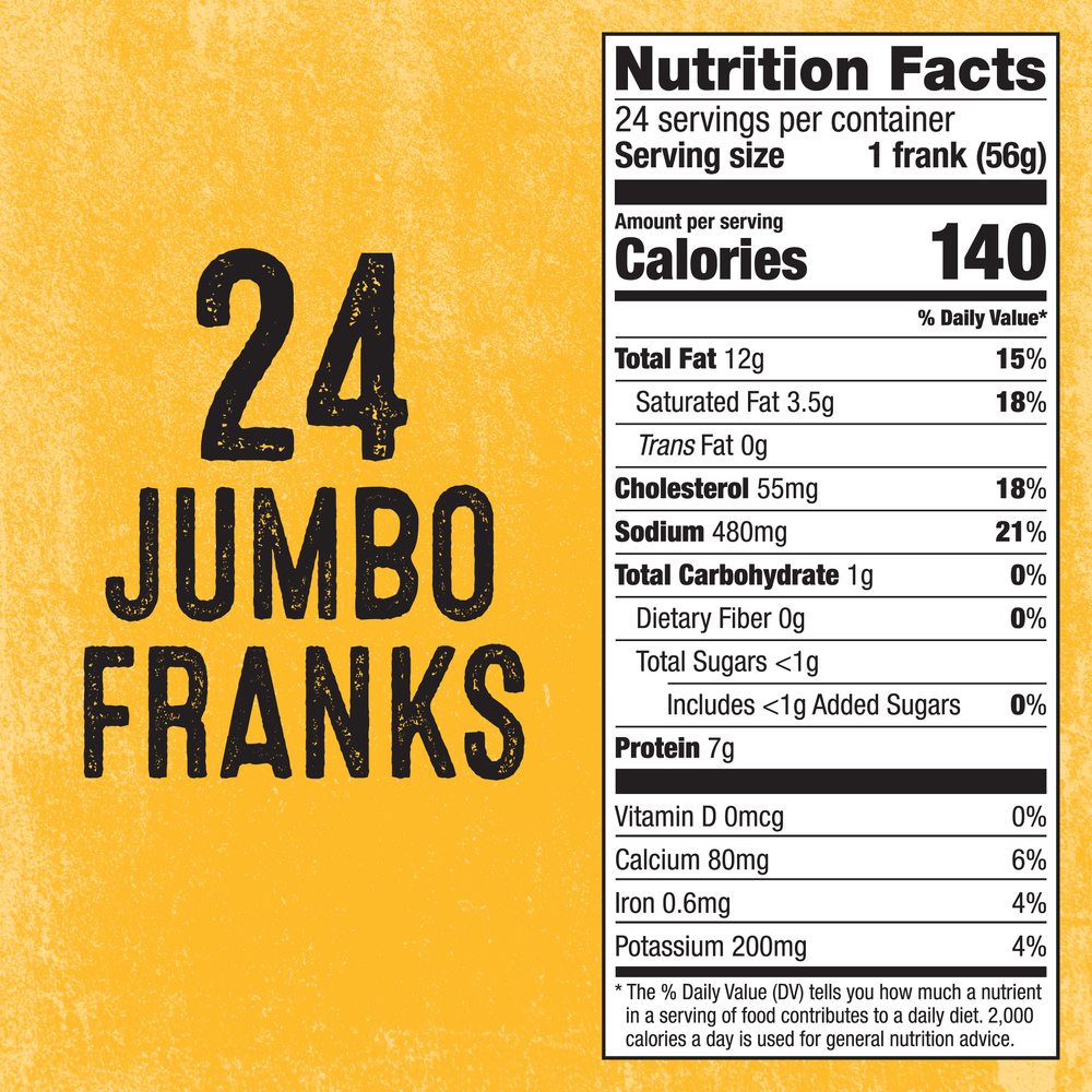 Foster Farms Franks, Turkey-Ingredients
