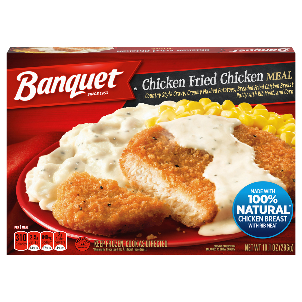 Banquet Chicken Fried Chicken Meal-Main