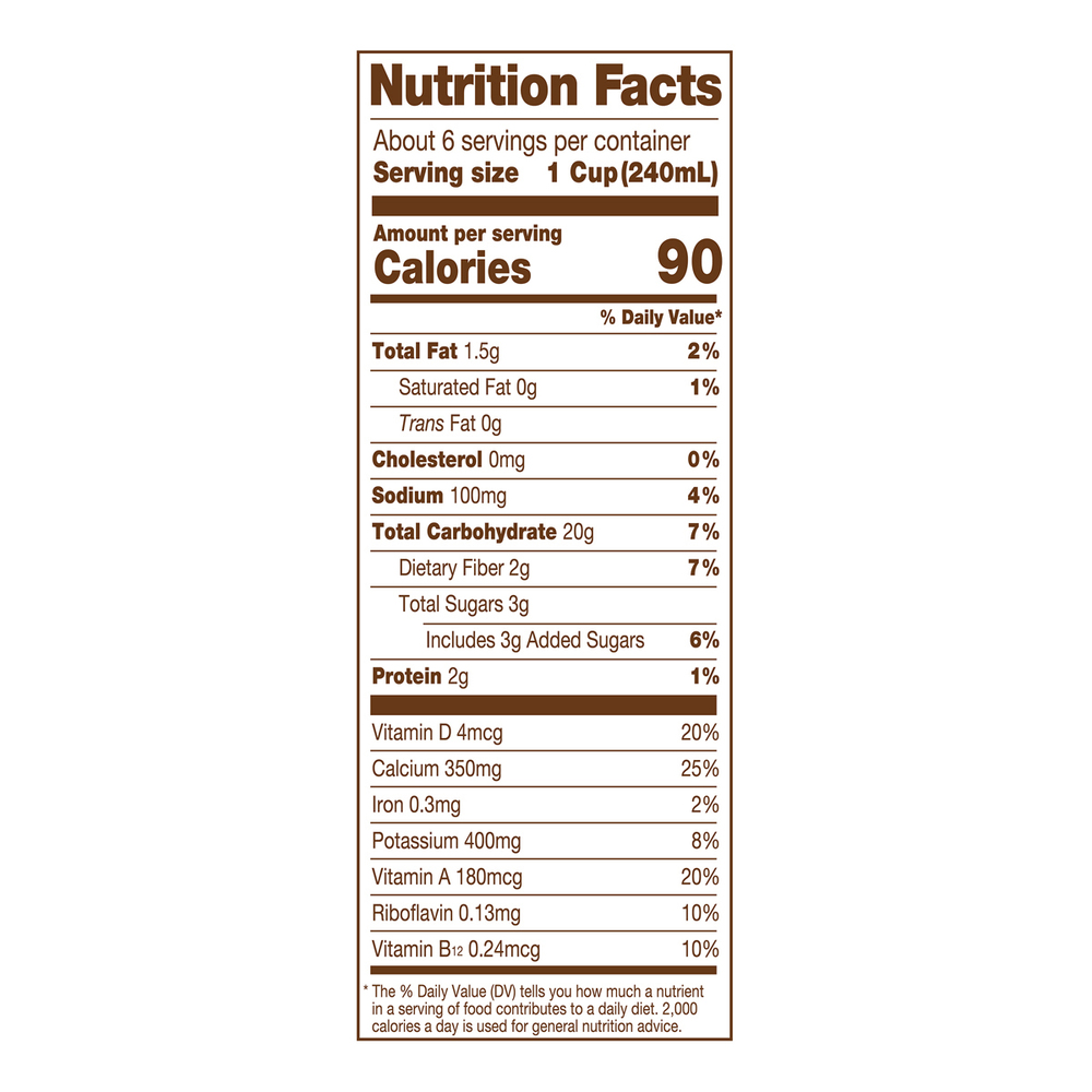 Planet Oat Vanilla Oatmilk-Nutrition-Facts