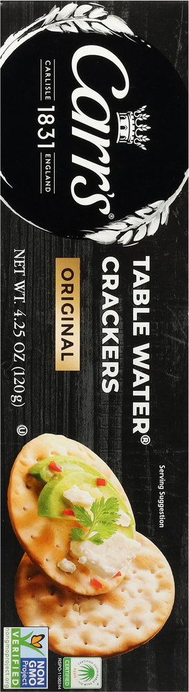 Carr's Crackers, Original, Table Water-Planogram-Left