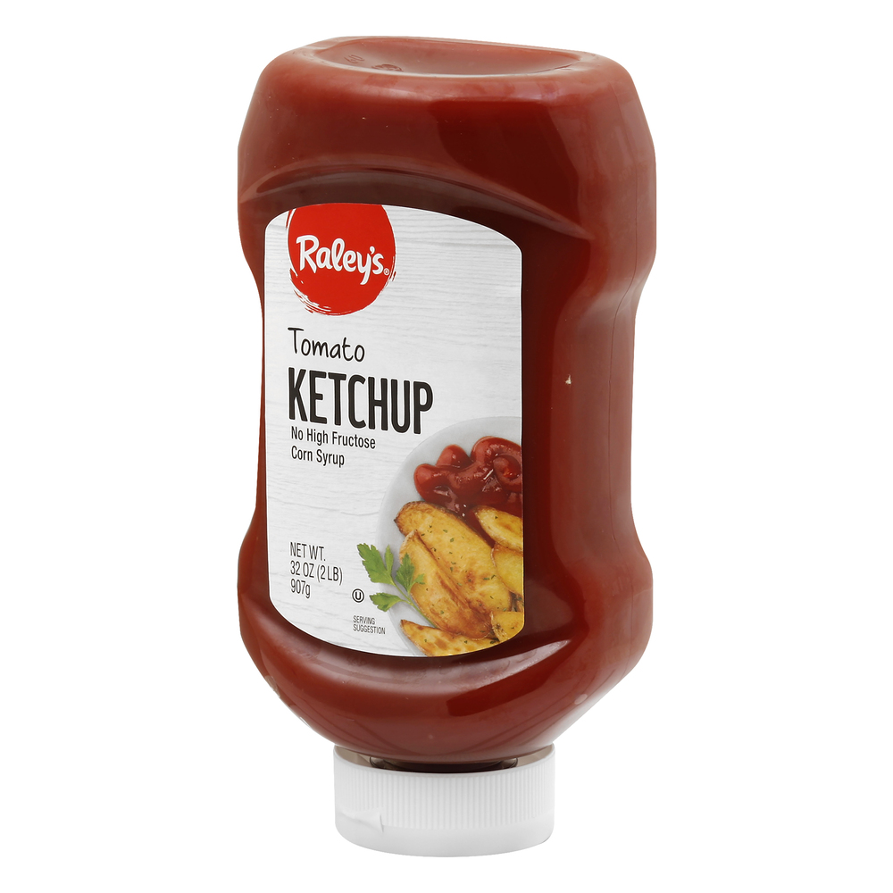 Raley's Tomato Ketchup-Front-Right-Elevated