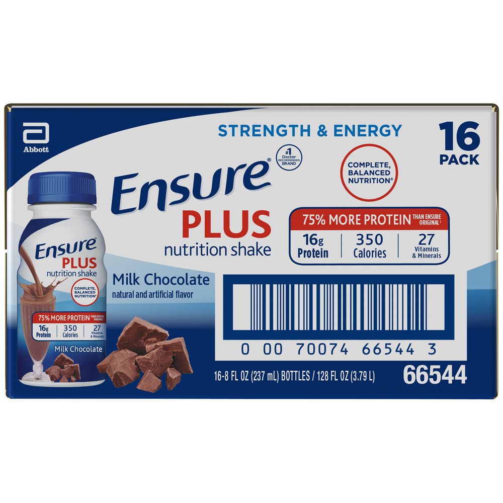 Ensure Plus Plus Ready-to-Drink Milk Chocolate Nutrition Shake-Planogram-Back