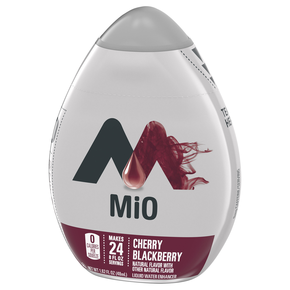 MiO Liquid Water Enhancer, Cherry Blackberry-Front-Right-Elevated