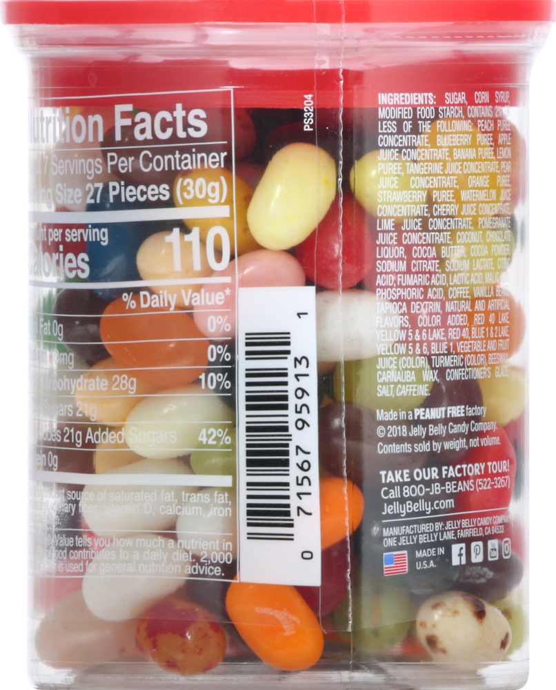 Jelly Bean Jelly Bean, 30 Flavors-Planogram-Back