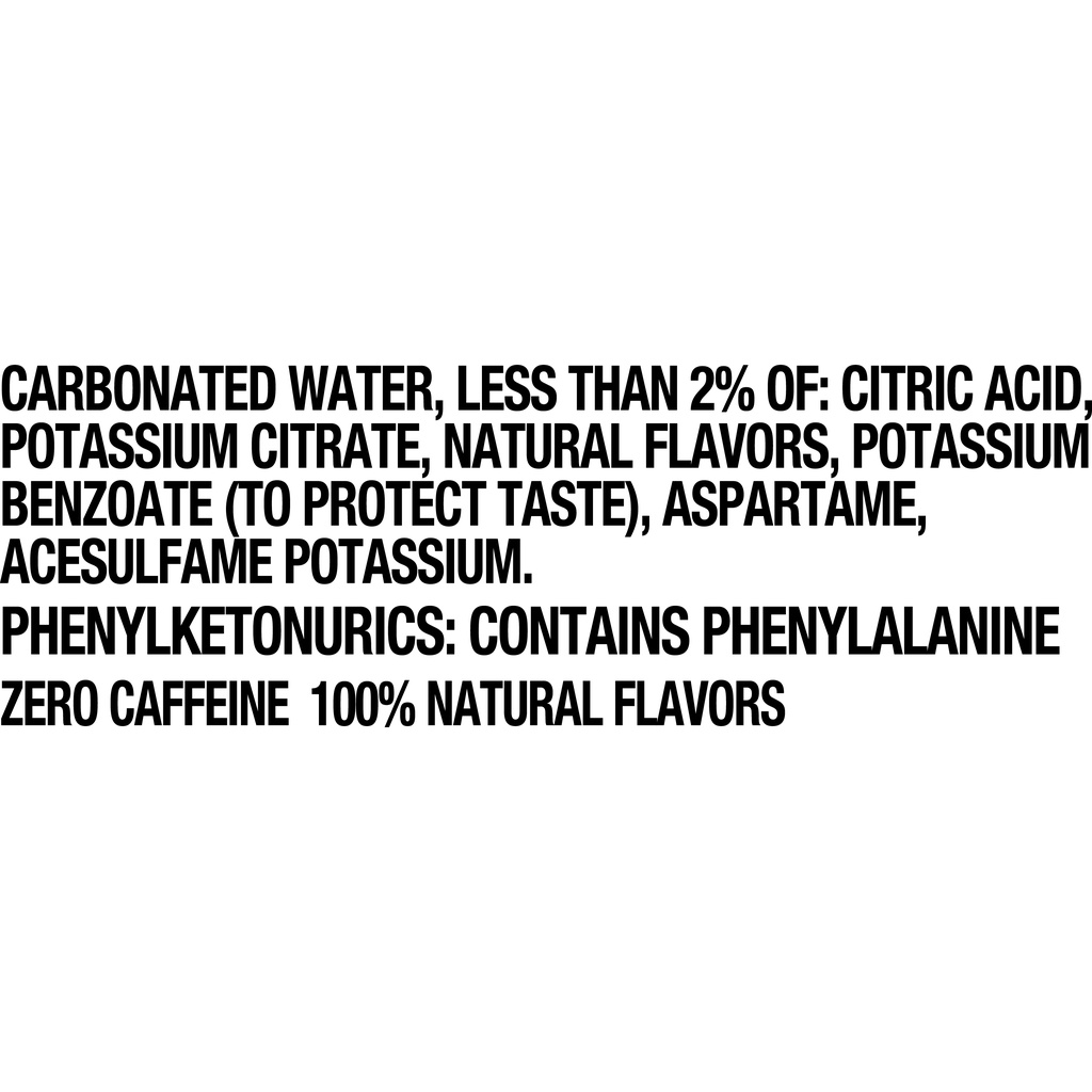 sprite ingredients