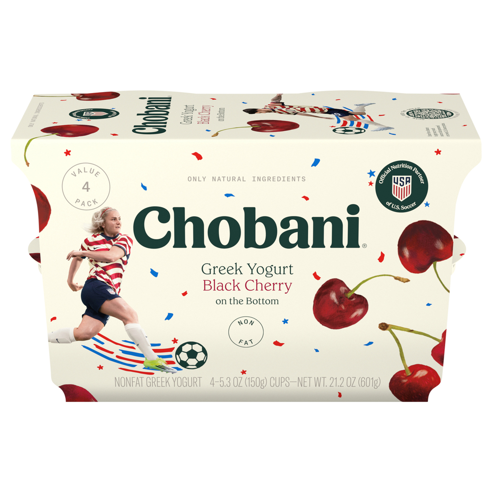 Chobani Nonfat Greek Black Cherry on the Bottom Yogurt Value Pack-Main
