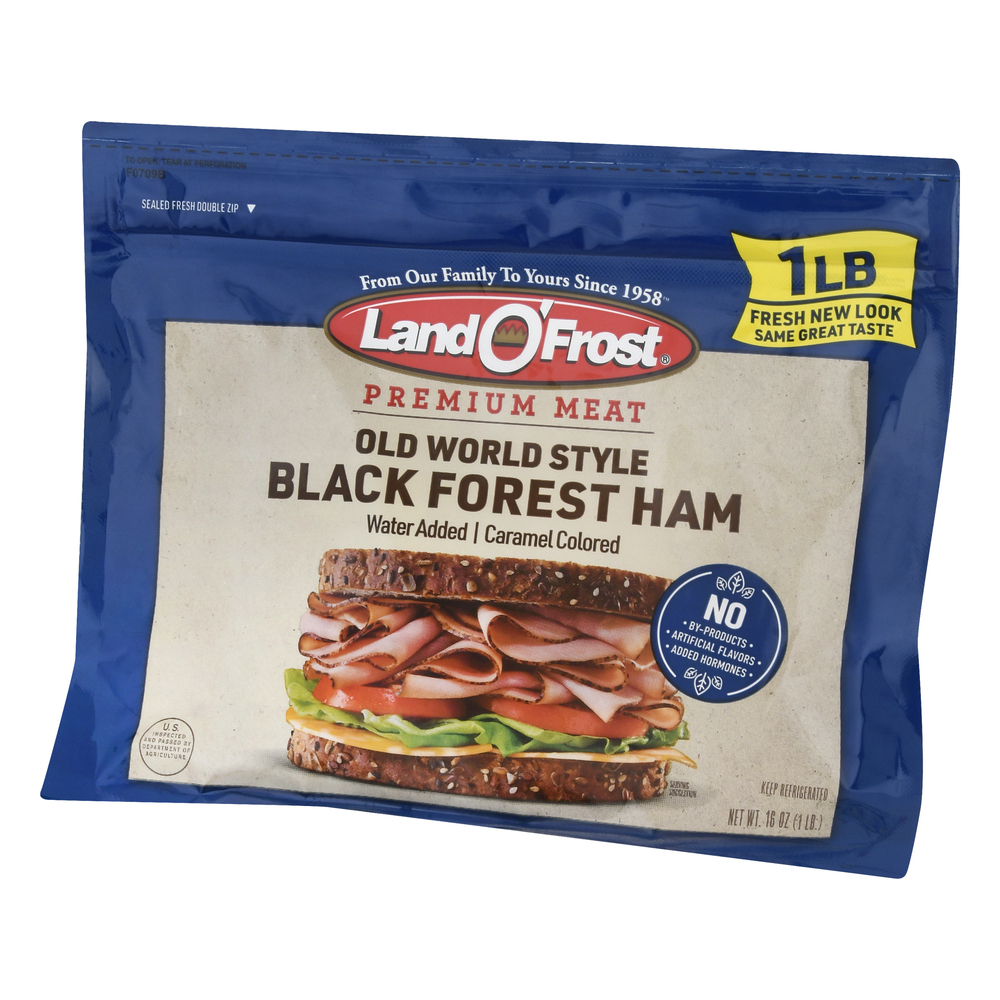 Land O'Frost Black Forest Ham, Old World Style-Front-Right-Elevated