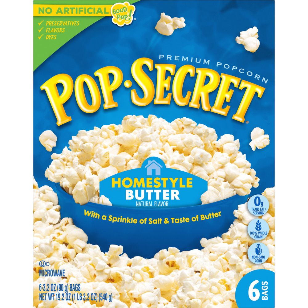 Pop Secret® Homestyle Microwave Popcorn-Planogram-Back