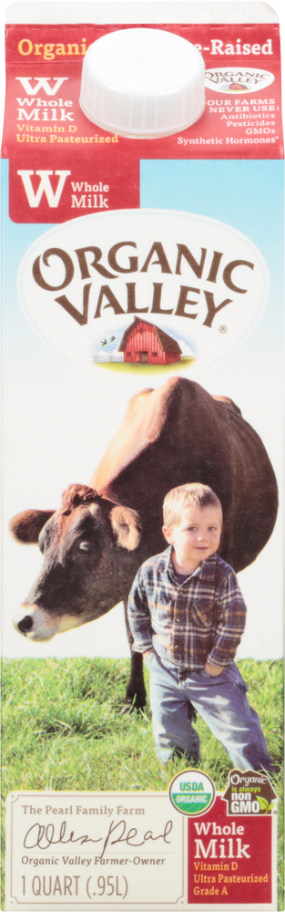 Organic Valley Milk, Whole-Main
