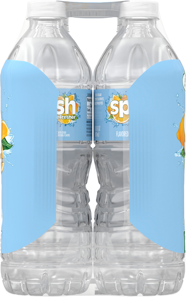 Splash Refresher Flavored Water Beverage, Lemon-Planogram-Left
