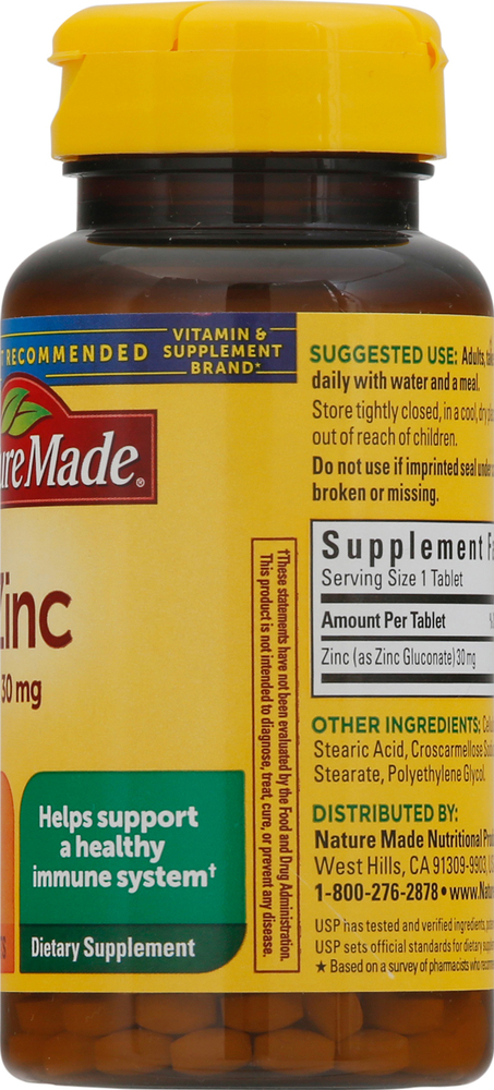 zinc supplement tablets