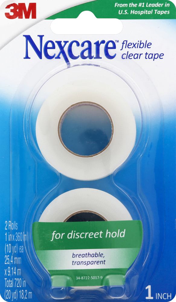 Nexcare Tape, Flexible, Clear, Value Pack-Main