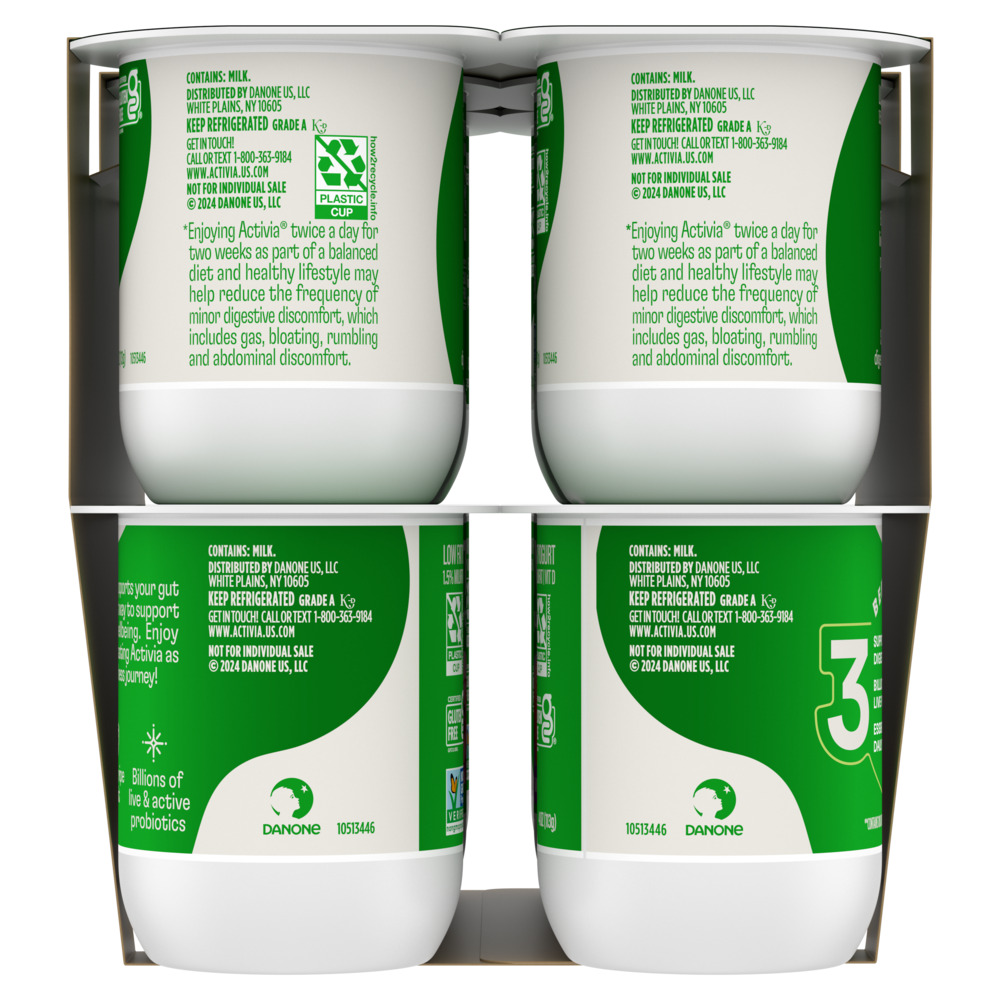 Activia Low Fat Black Cherry/Mixed Berry Yogurt-Planogram-Right