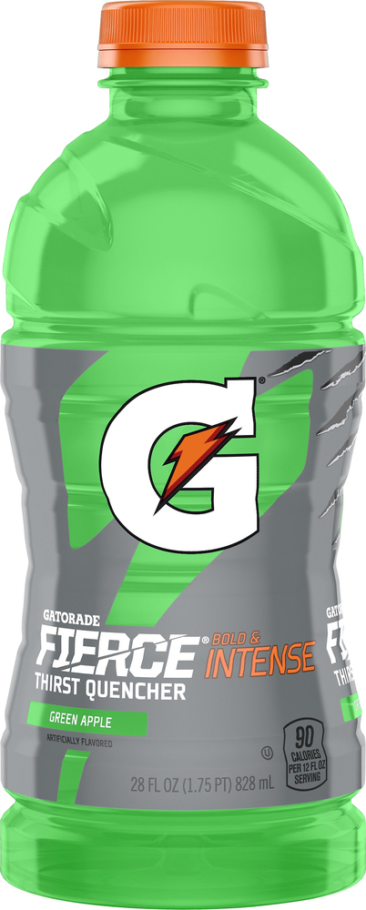 Gatorade Fierce Thirst Quencher, Green Apple-Planogram-Left