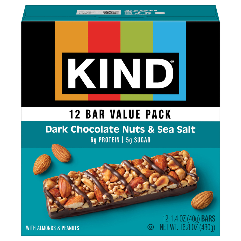 Kind Bars, Dark Chocolate Nuts & Sea Salt, Value Pack-Main