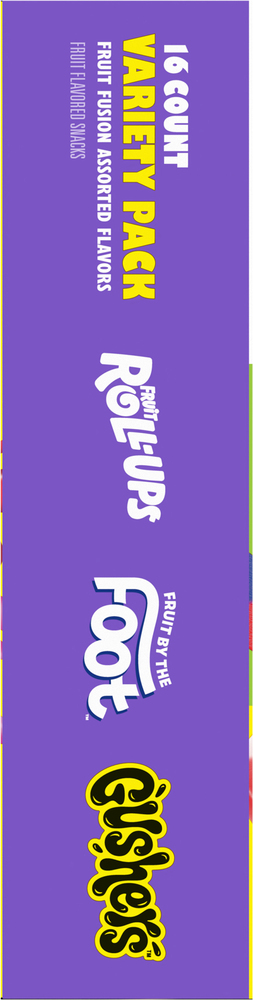 Fruit Roll-Ups Fruit Flavored Snacks, Fruit Fusion Assorted Flavors ...