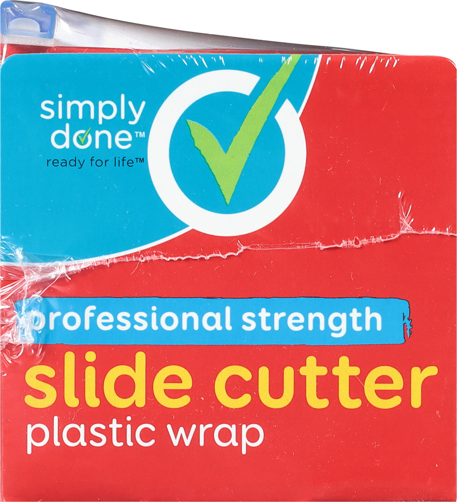 Simply Done Plastic Wrap Professional Strength Slide Cutter