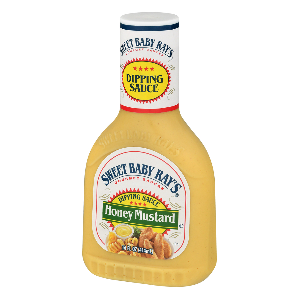 Sweet Baby Ray's Dipping Sauce, Honey Mustard-Front-Right-Elevated