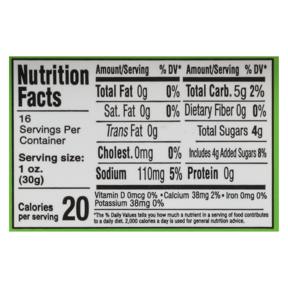 Sonoma Brinery Pickles, Fresh, Bread & Butter-Nutrition-Facts