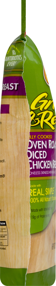 Tyson Grilled And Ready Oven Roasted Diced Chicken Breast-Planogram-Left