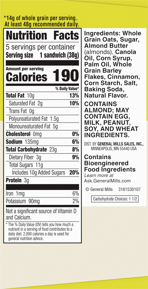 Nature Valley Biscuits, Cinnamon Almond Butter-Planogram-Right