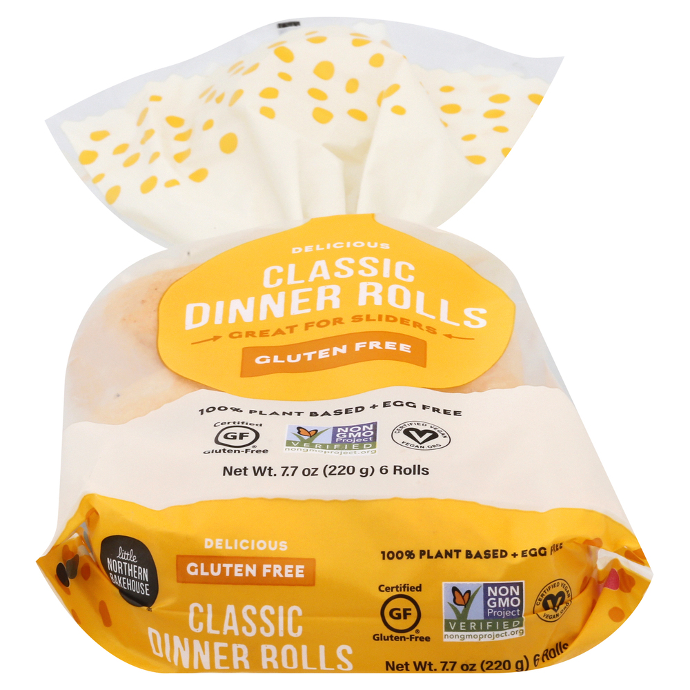 Little Northern Bakehouse Dinner Rolls, Gluten Free, Classic-Main