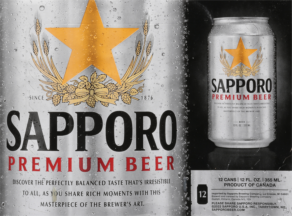 Sapporo Beer, Premium-Planogram-Back