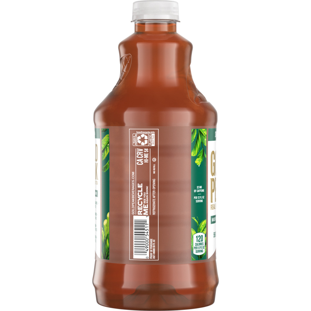 Gold Peak Sweetened Black Tea Bottle-Planogram-Left