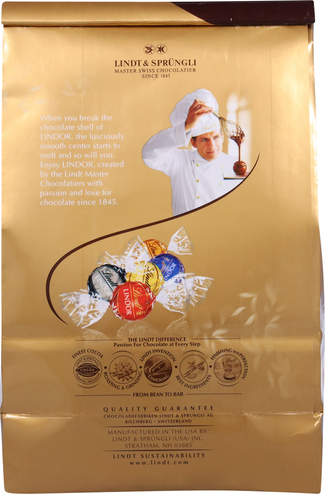 Lindt Chocolate Truffles, Assorted-Planogram-Back
