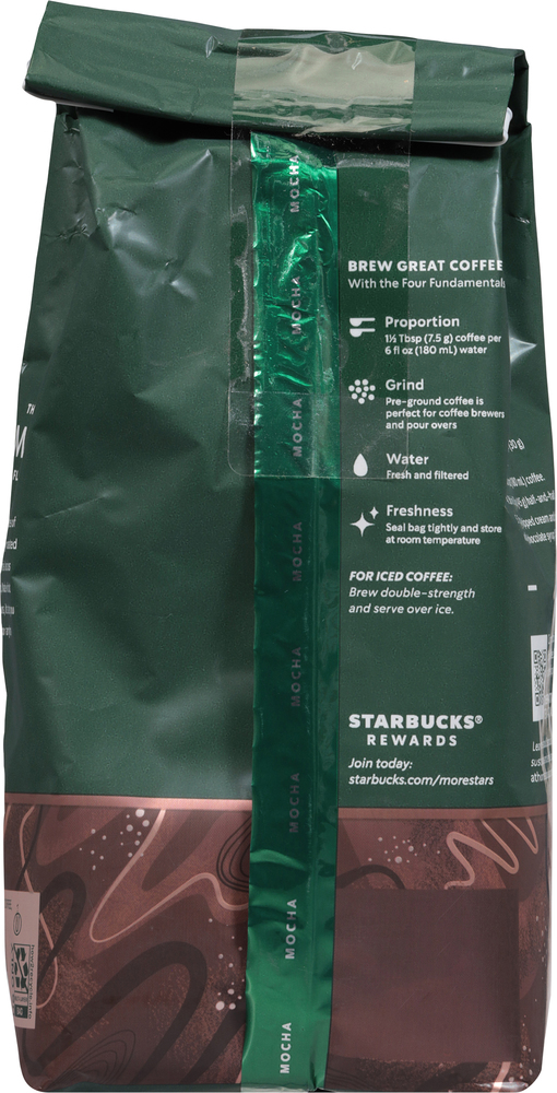 Starbucks Coffee, Ground, Mocha-Planogram-Back