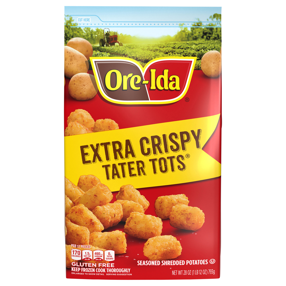 Ore-Ida Tater Tots, Extra Crispy-Main