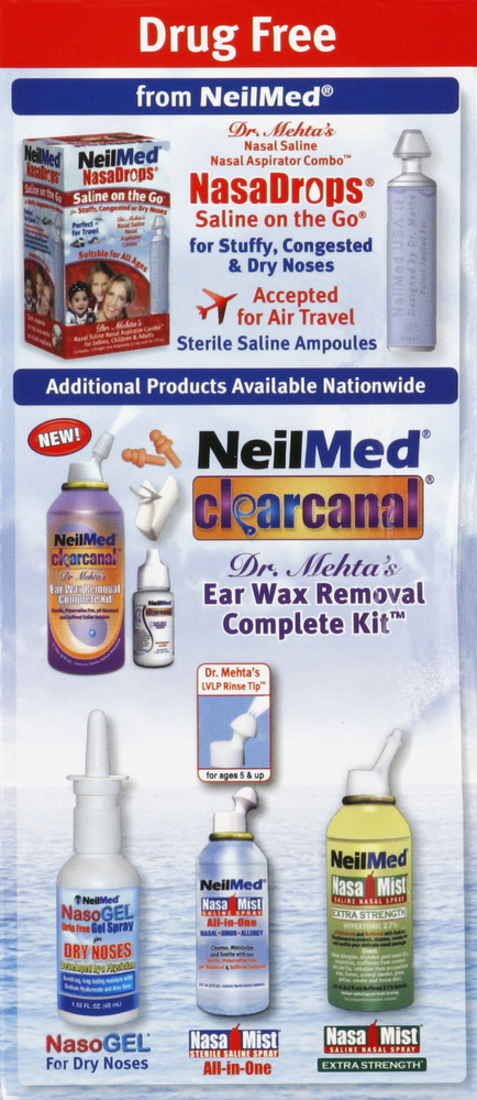 NeilMed Sinus Rinse, Premixed Packets-Planogram-Left